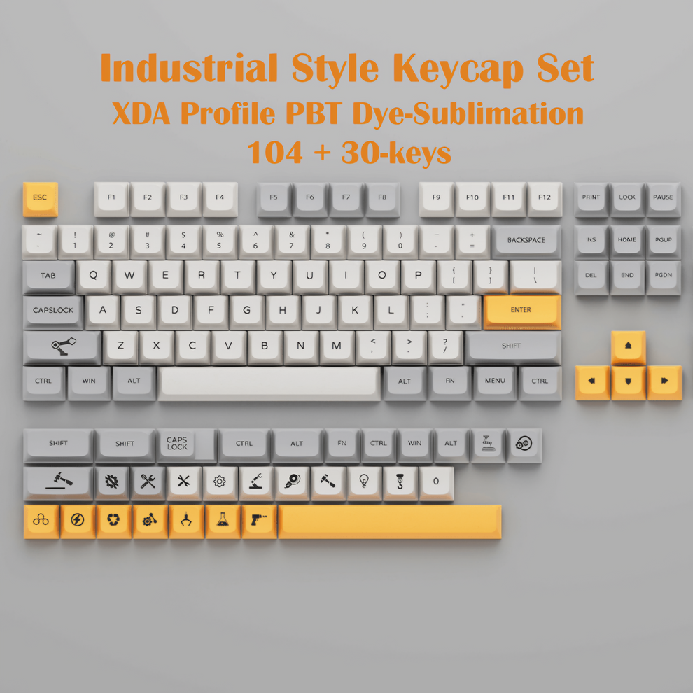 Industry XDA PBT Keycaps – CuriosityCaps