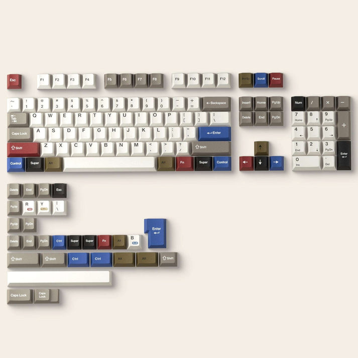 RETRO 100 PALETTE Cherry Profile Dye-Sub PBT Keycaps – CuriosityCaps