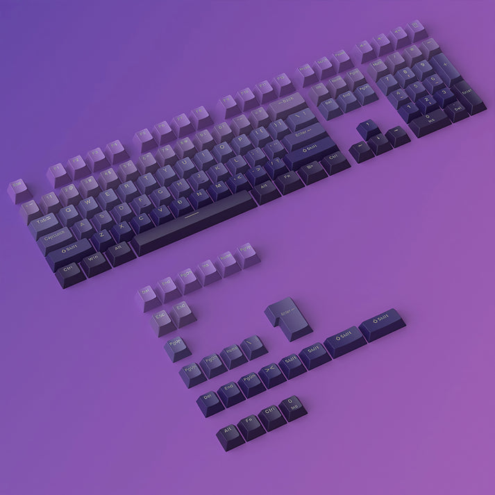 Violet Shade Top Backlit OEM Doubleshot PBT Keycaps – CuriosityCaps