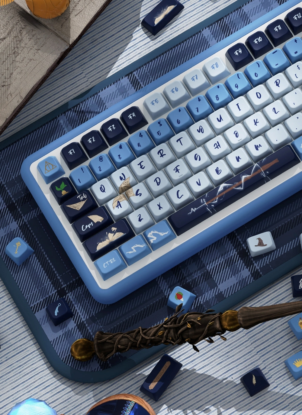 Harry Potter RAVENCLAW Extended PREMIUM MDA PBT Keycaps – CuriosityCaps