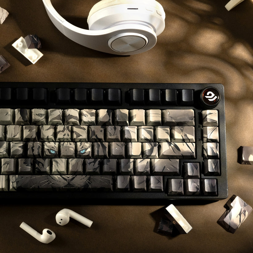 Majestic Tiger Cherry Doubleshot Side BACKLIT Keycaps – CuriosityCaps