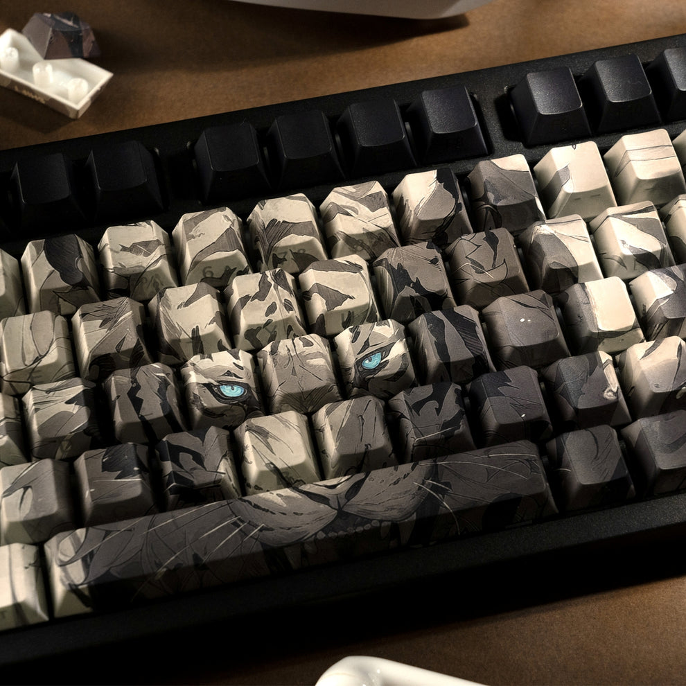 Majestic Tiger Cherry Doubleshot Side BACKLIT Keycaps – CuriosityCaps