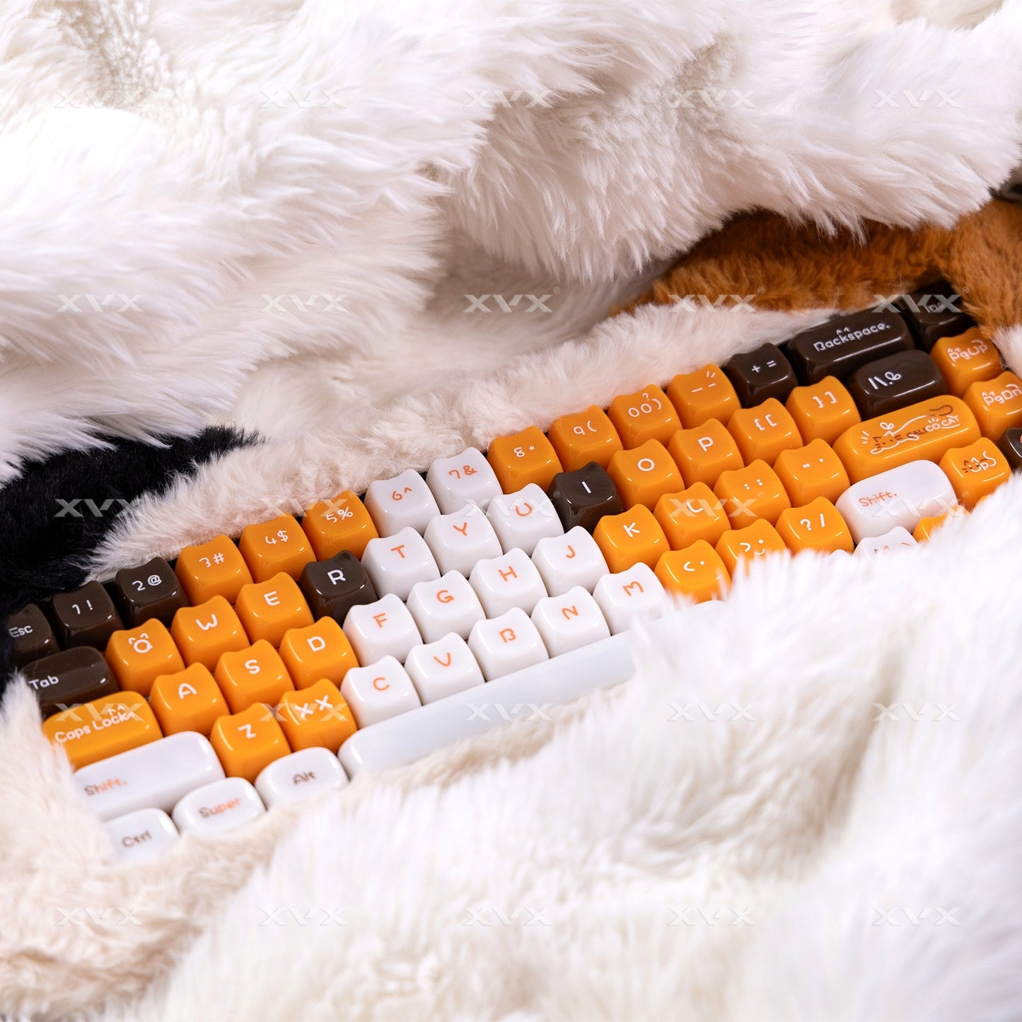 Calico Kittens MOA MAO Keycaps – CuriosityCaps