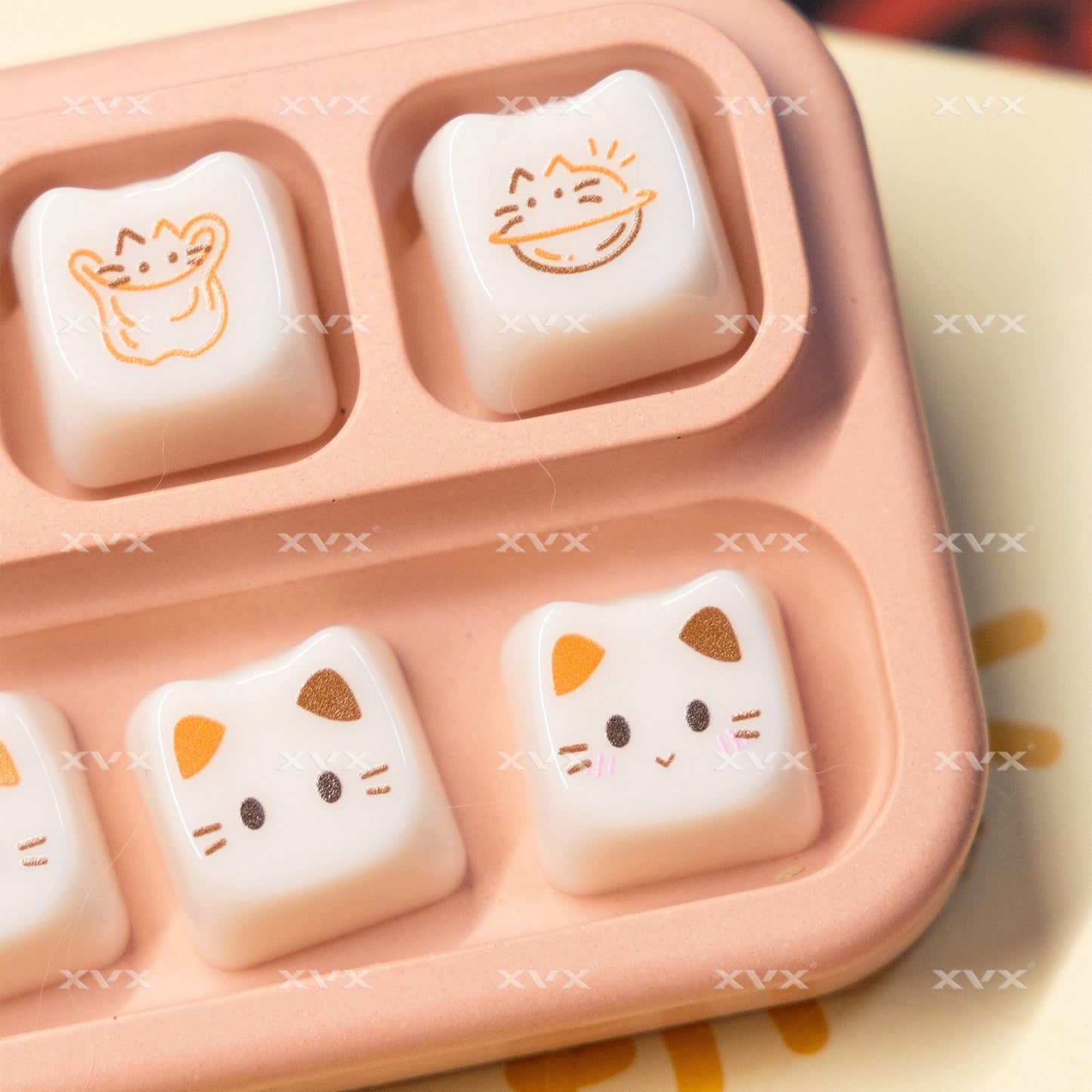 Calico Kittens MOA MAO Keycaps – CuriosityCaps