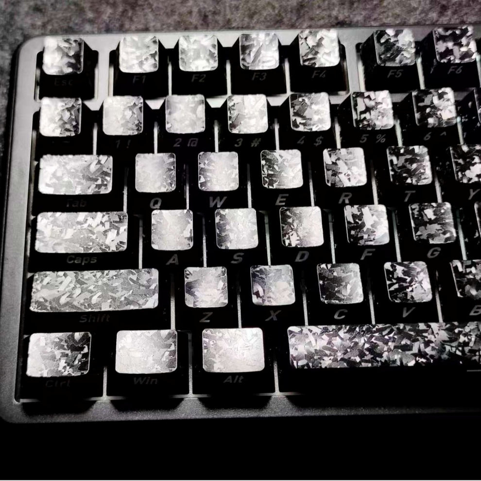 Carbon Fiber Texture Cherry Keycaps – CuriosityCaps