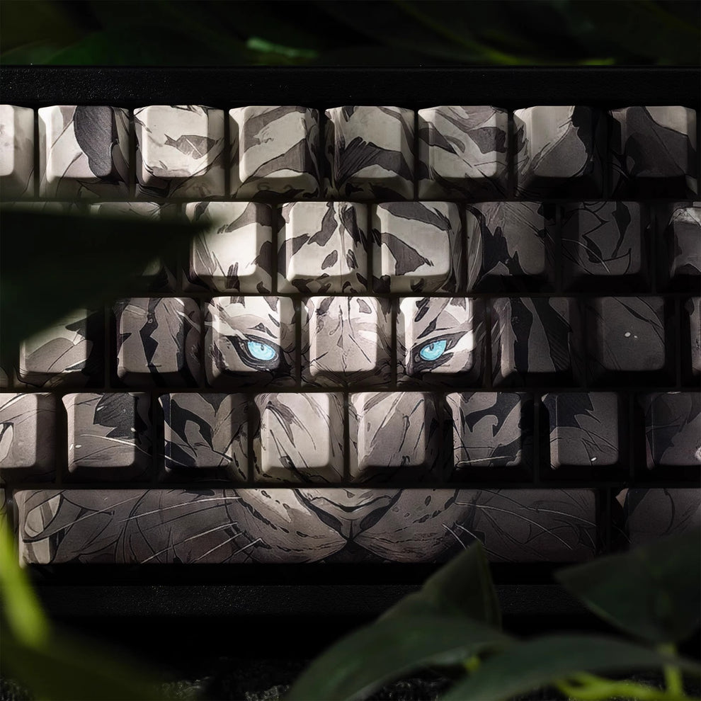 Majestic Tiger Cherry Doubleshot Side BACKLIT Keycaps – CuriosityCaps