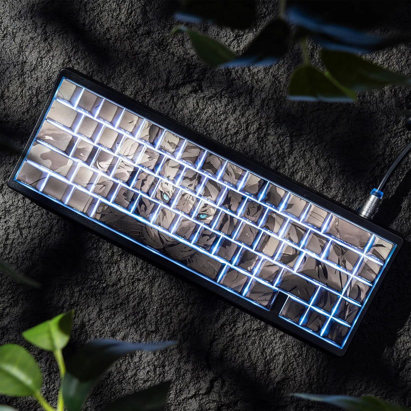 Majestic Tiger Cherry Doubleshot Side BACKLIT Keycaps – CuriosityCaps