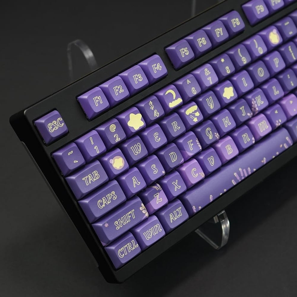 PRICE DROP Lavender XDA PBT Keycaps – CuriosityCaps