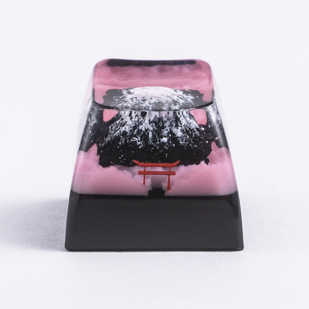 Sakura Mount Fuji SA Resin Artisan 1u Keycaps – CuriosityCaps