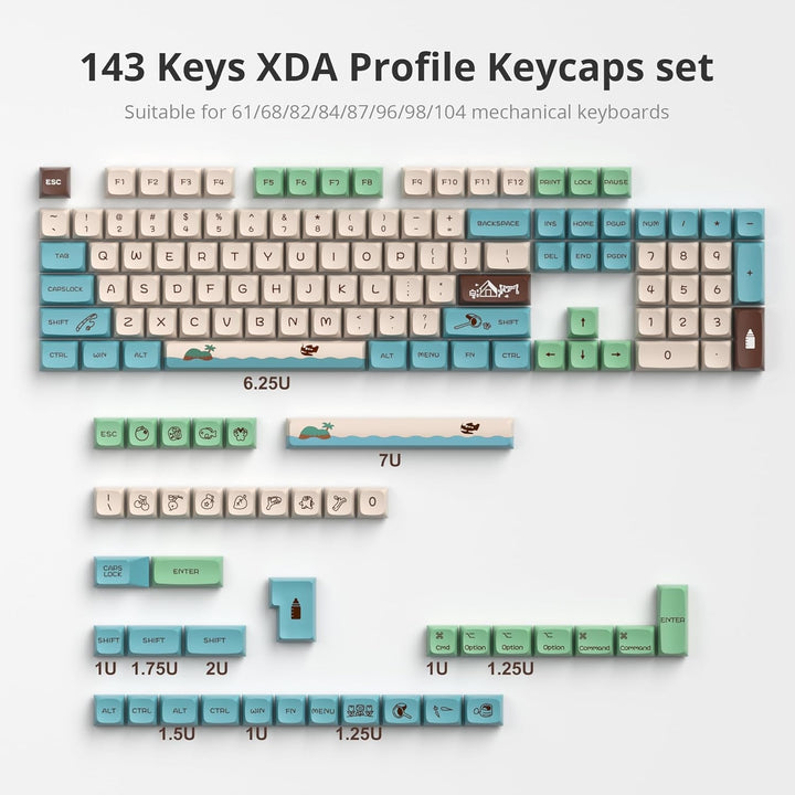 XDA KEYCAPS – CuriosityCaps