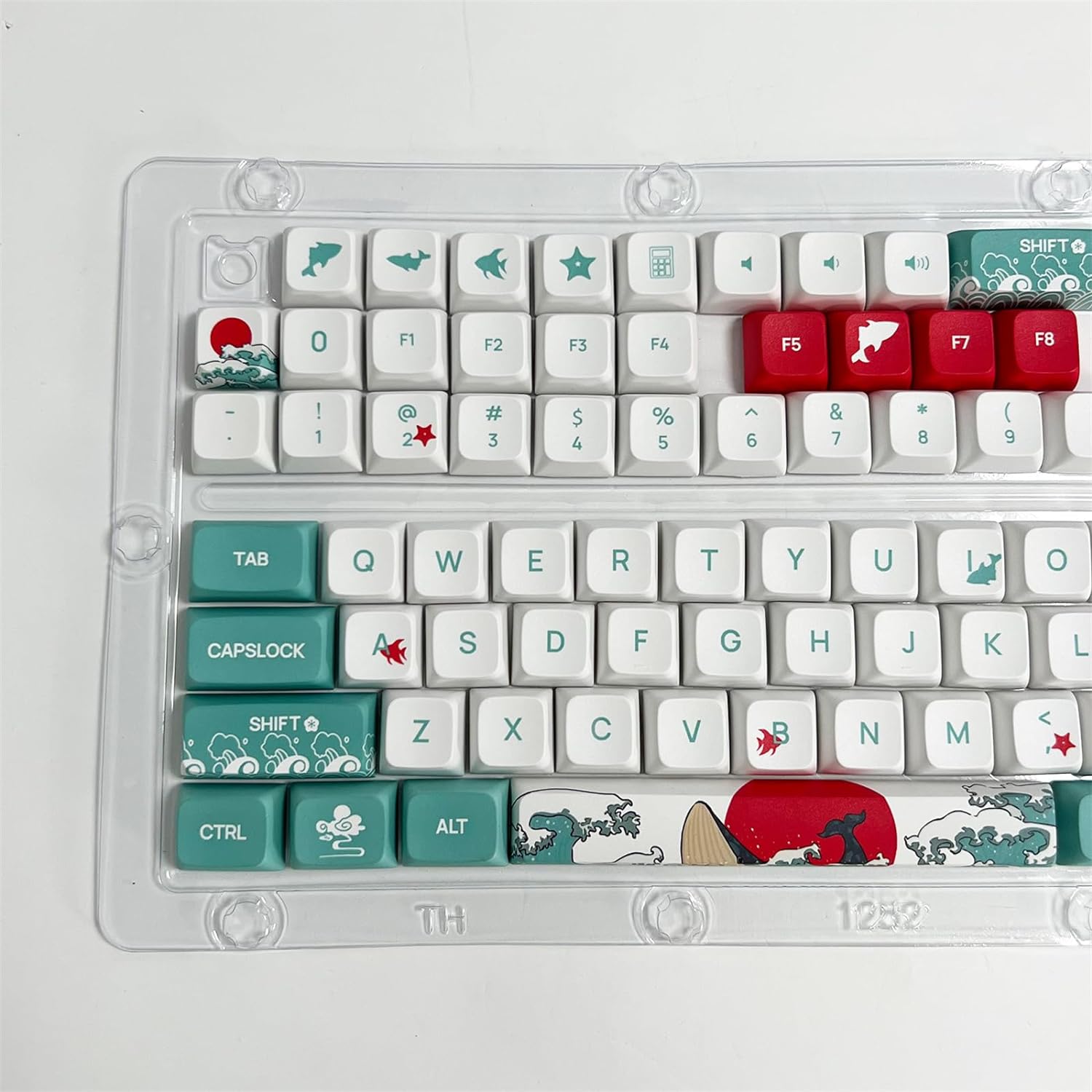 CORAL SEA XDA PBT KEYCAPS 129 KEYS – CuriosityCaps