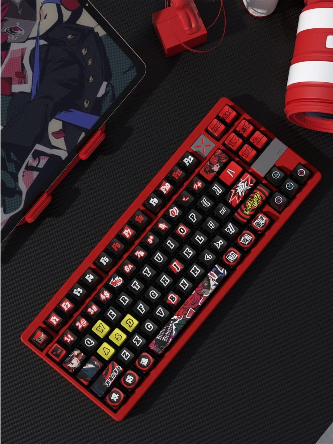 Persona 5 Royal Kasumi Yoshizawa PBT-PC OEM Bottom Backlit Pudding Key ...