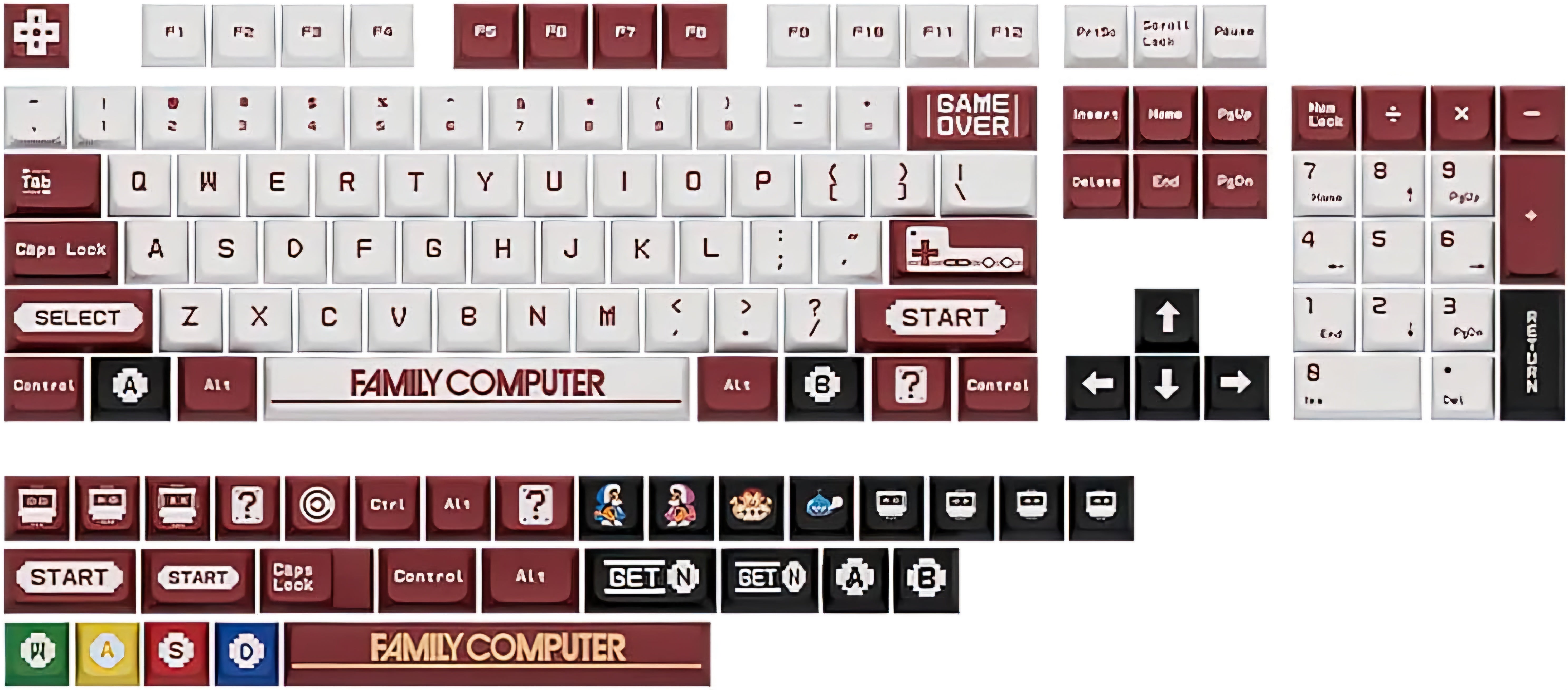 Computer XDA PBT Keycaps – CuriosityCaps