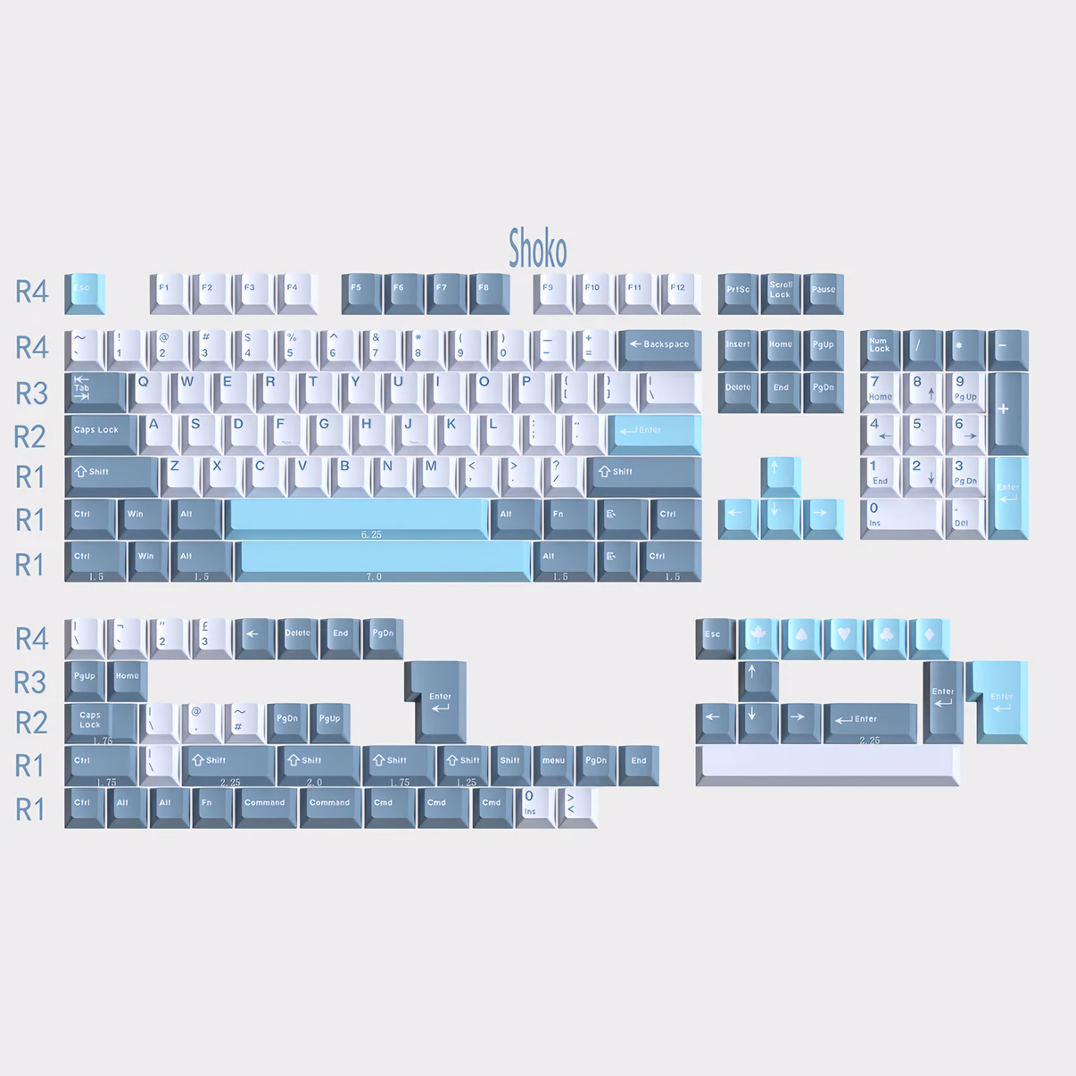 Shoko Inspired Quality Cherry Doubleshot PBT Keycaps – CuriosityCaps