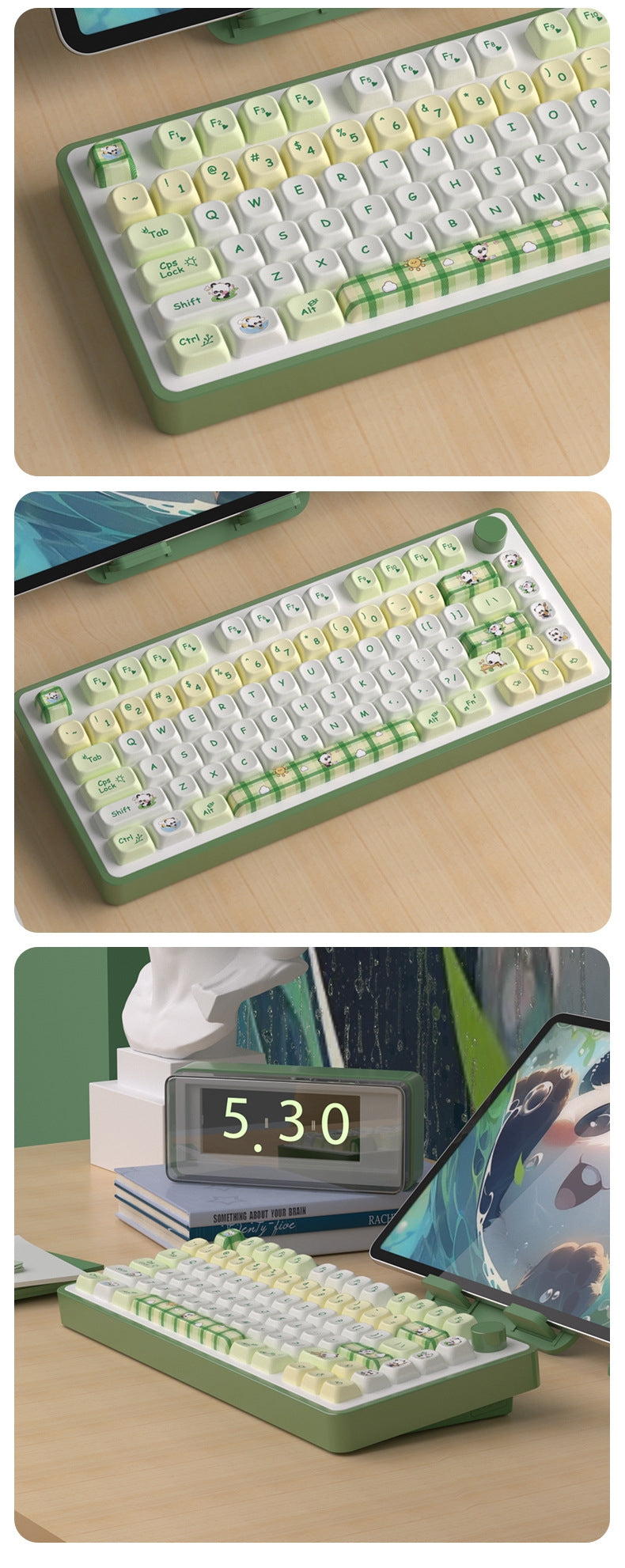 Secret Agent Panda MOA PBT Keycaps – CuriosityCaps