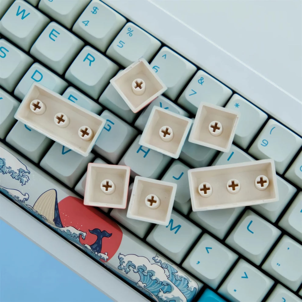 Coral Sea Waves XDA Keycaps – CuriosityCaps