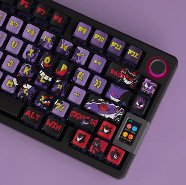 Gengar PBT-PC OEM Bottom Backlit Pudding Keycaps – CuriosityCaps